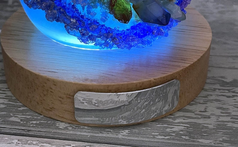 Reflections Effect Waterblue Sphere Cremation Urn Memorial - Etsy