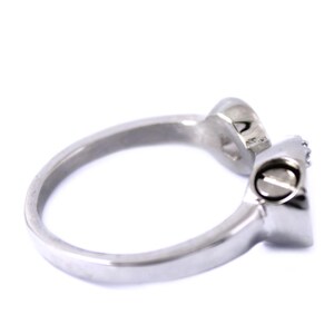 Infinity Sparkle Cremation Memorial Keepsake Urn Ring, Bereavement ...