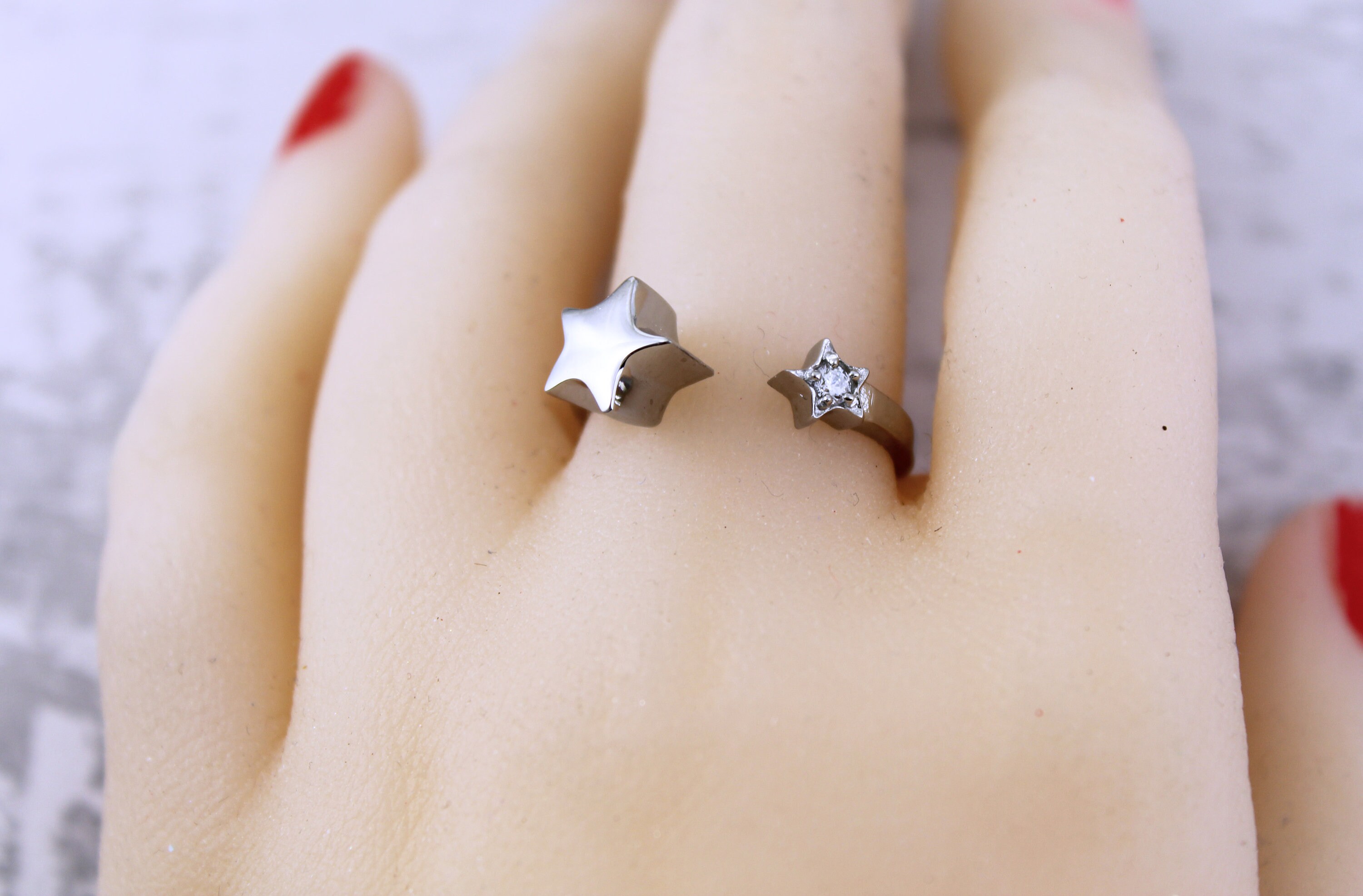 Sparkle Star Cremation Memorial Keepsake Urn Ring Bereavement | Etsy