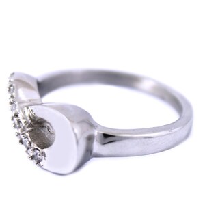 Infinity Sparkle Cremation Memorial Keepsake Urn Ring, Bereavement ...