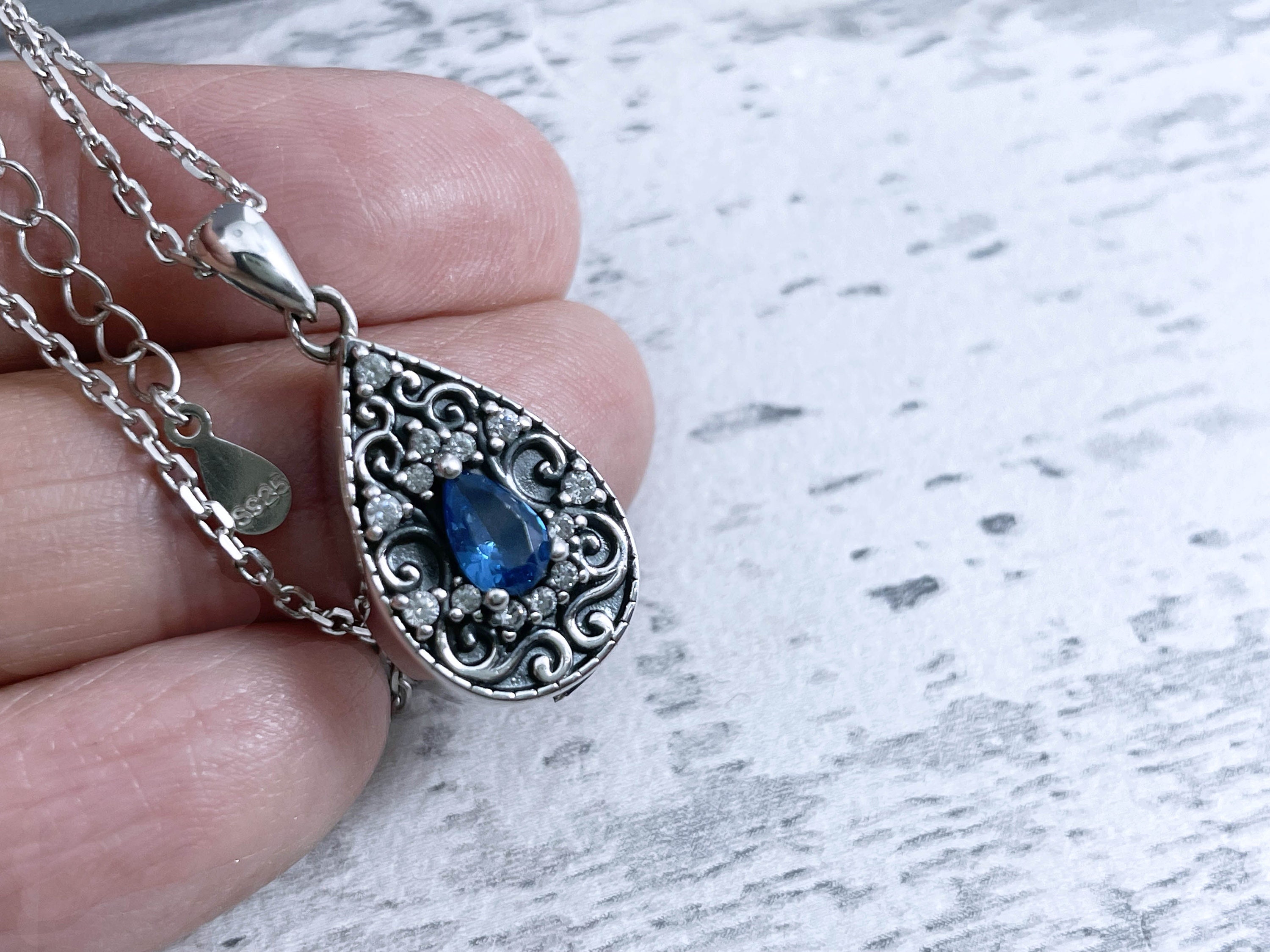 Sterling Silver Angel Tear Cremation Memorial Keepsake Engraved Urn ...