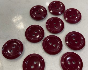 Red Vintage Buttons - Etsy