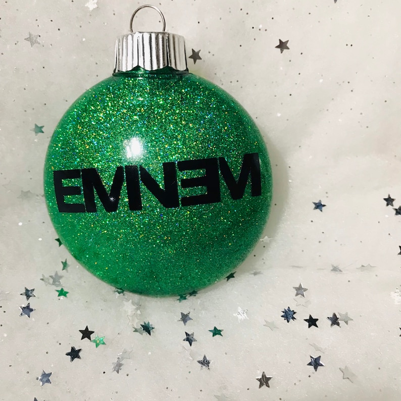 Rapper-inspired Glitter Christmas Ornament Hip Hop Rap - Etsy