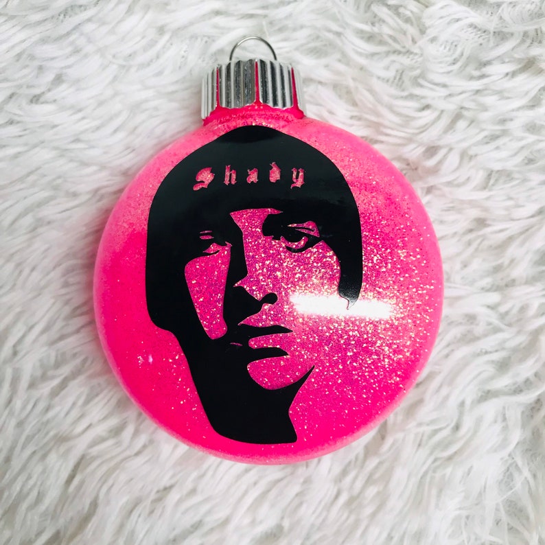 Rapper-inspired Glitter Christmas Ornament Hip Hop Rap - Etsy