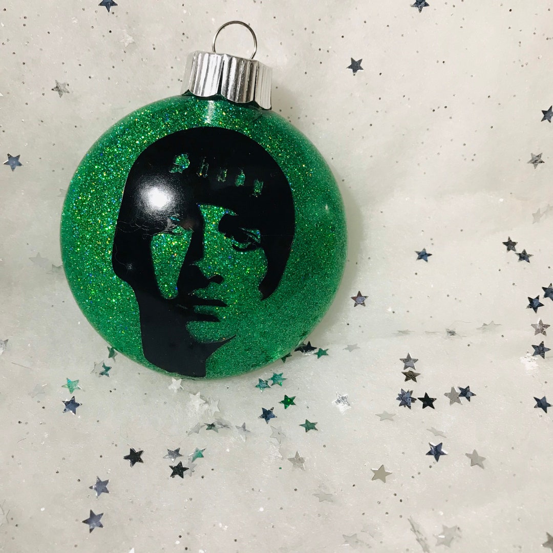 Rapper-inspired Glitter Christmas Ornament, Hip Hop, Rap, Shady, Tupac ...