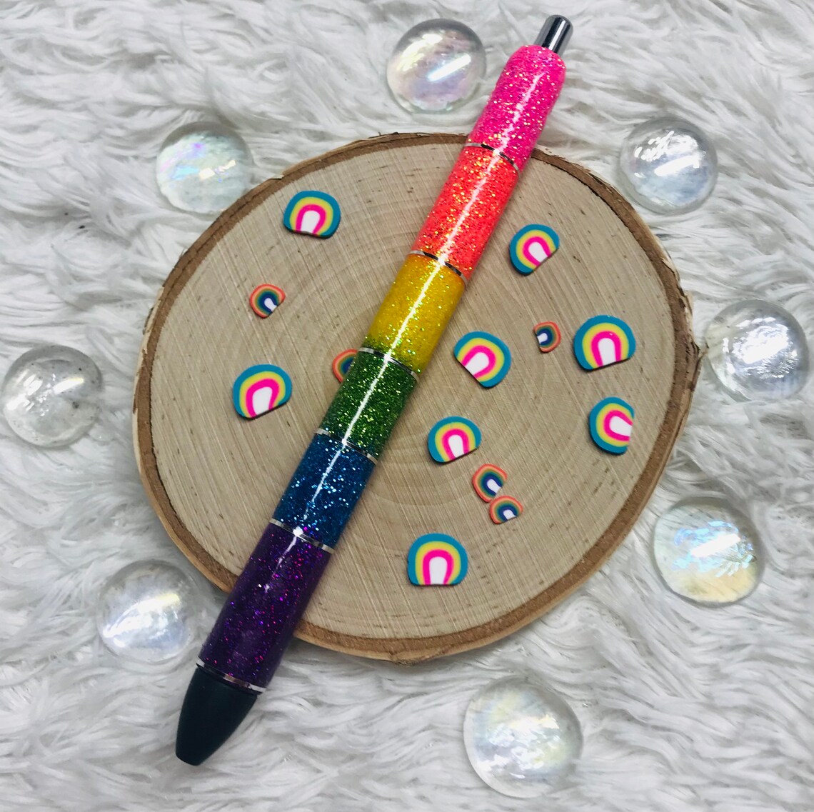 Rainbow Glitter Pen, PRIDE, LGBTQ+ - Etsy
