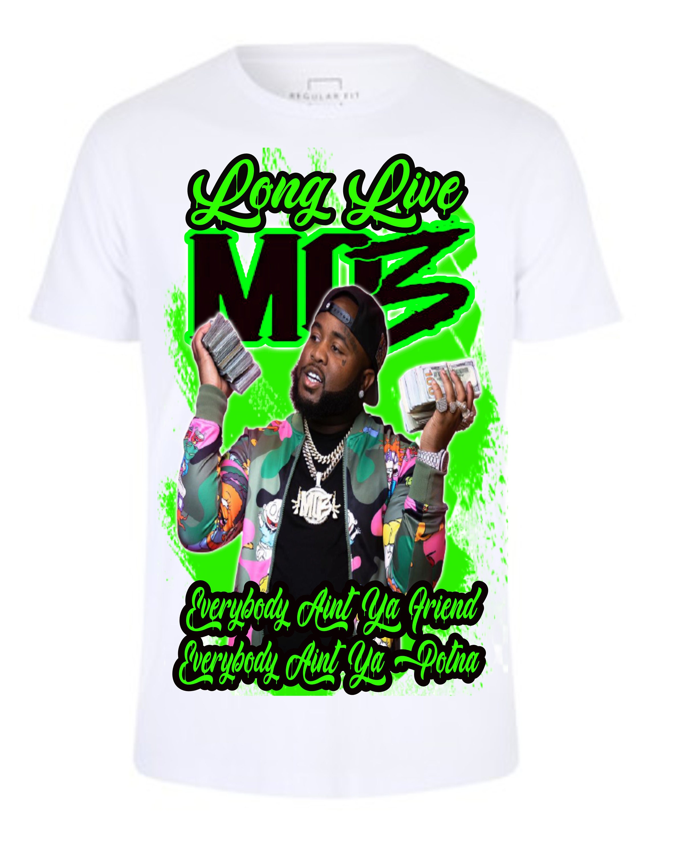 Long Live Mo3 Green Designed & Sold By Diana Olick