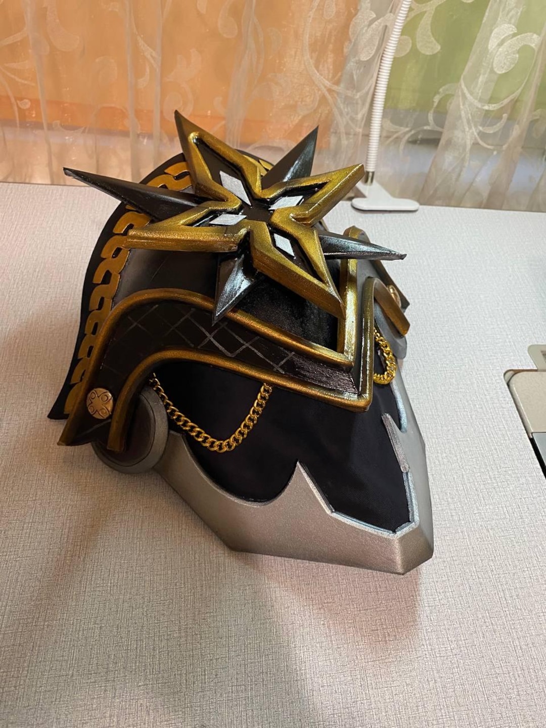 Capitano Helmet for Cosplay. Genshin Impact. Cosplay Mask. Il Capitano ...