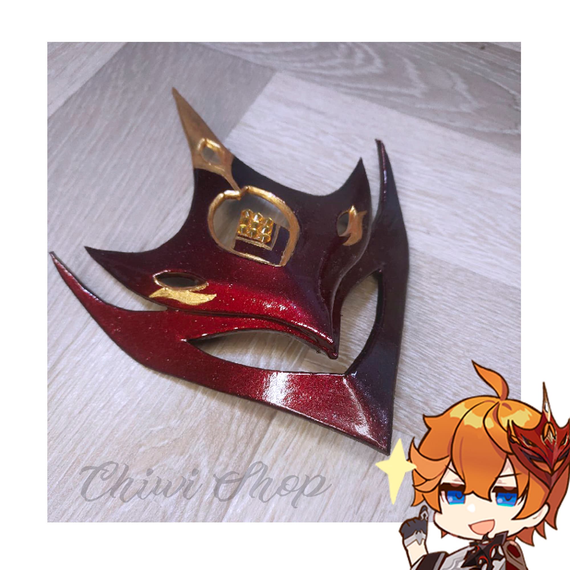 Tartaglia (childe) Mask for Cosplay. Genshin Impact - Etsy