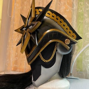 Capitano Helmet for Cosplay. Genshin Impact. Cosplay Mask. Il Capitano ...