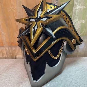 Capitano Helmet for Cosplay. Genshin Impact. Cosplay Mask. Il Capitano ...