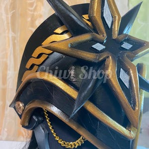 Capitano Helmet for Cosplay. Genshin Impact. Cosplay Mask. Il Capitano ...