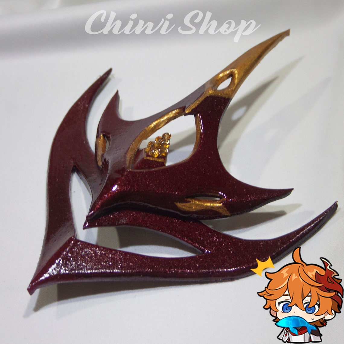 Tartaglia (childe) Mask for Cosplay. Genshin Impact - Etsy