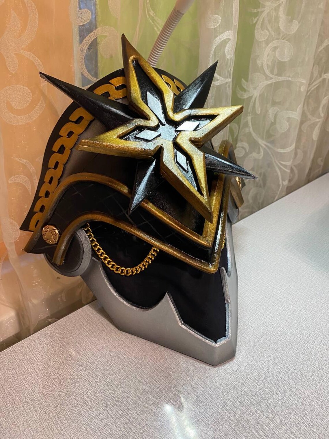 Capitano Helmet for Cosplay. Genshin Impact. Cosplay Mask. Il Capitano ...