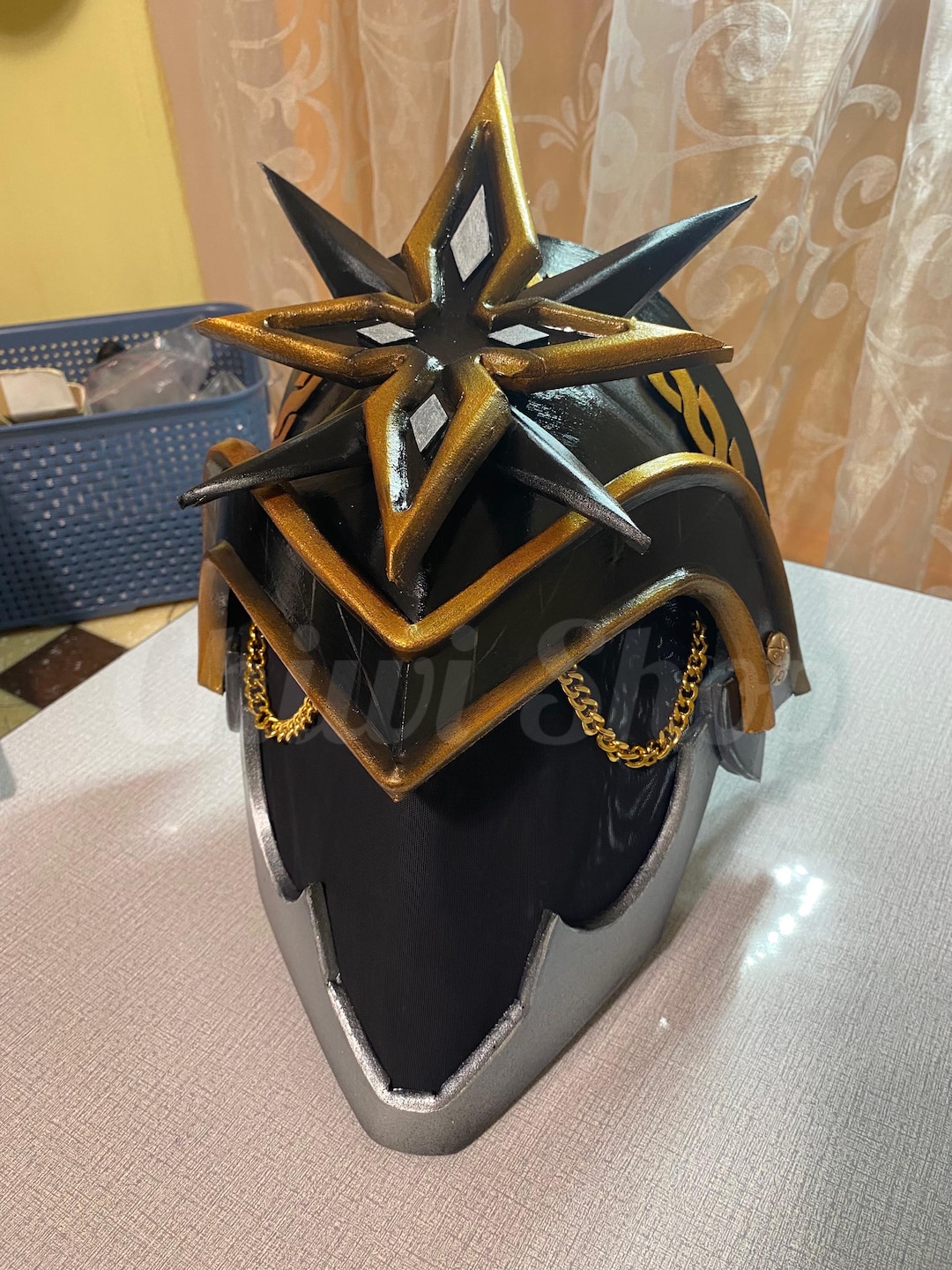Capitano Helmet for Cosplay. Genshin Impact. Cosplay Mask. Il Capitano ...