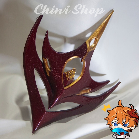 Tartaglia childe Mask for Cosplay. Genshin Impact - Etsy
