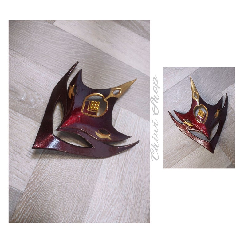 Tartaglia childe Mask for Cosplay. Genshin Impact - Etsy