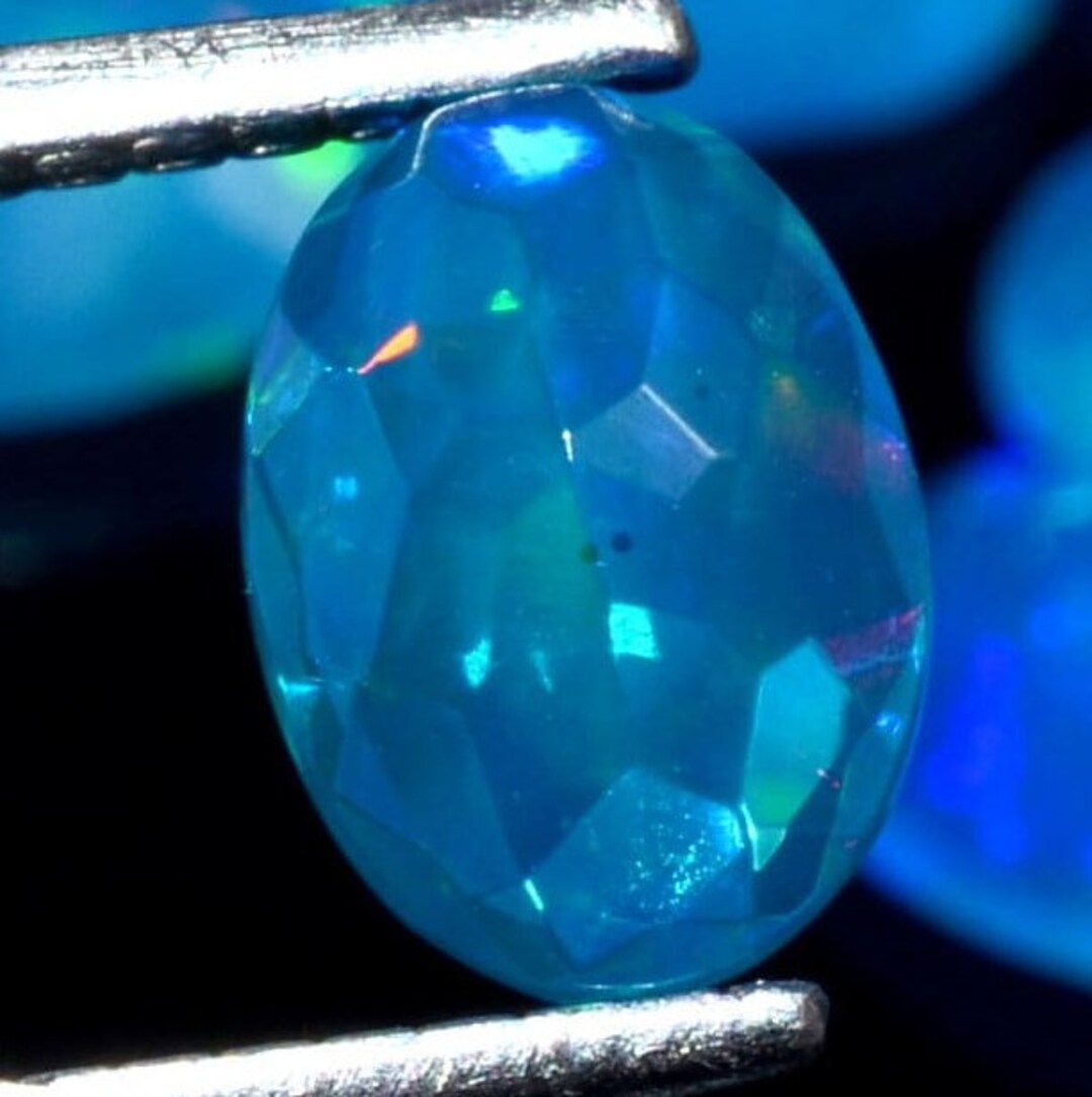 Ethiopian Blue Opal Cut Calibrated Size Natural Paraiba Opal - Etsy