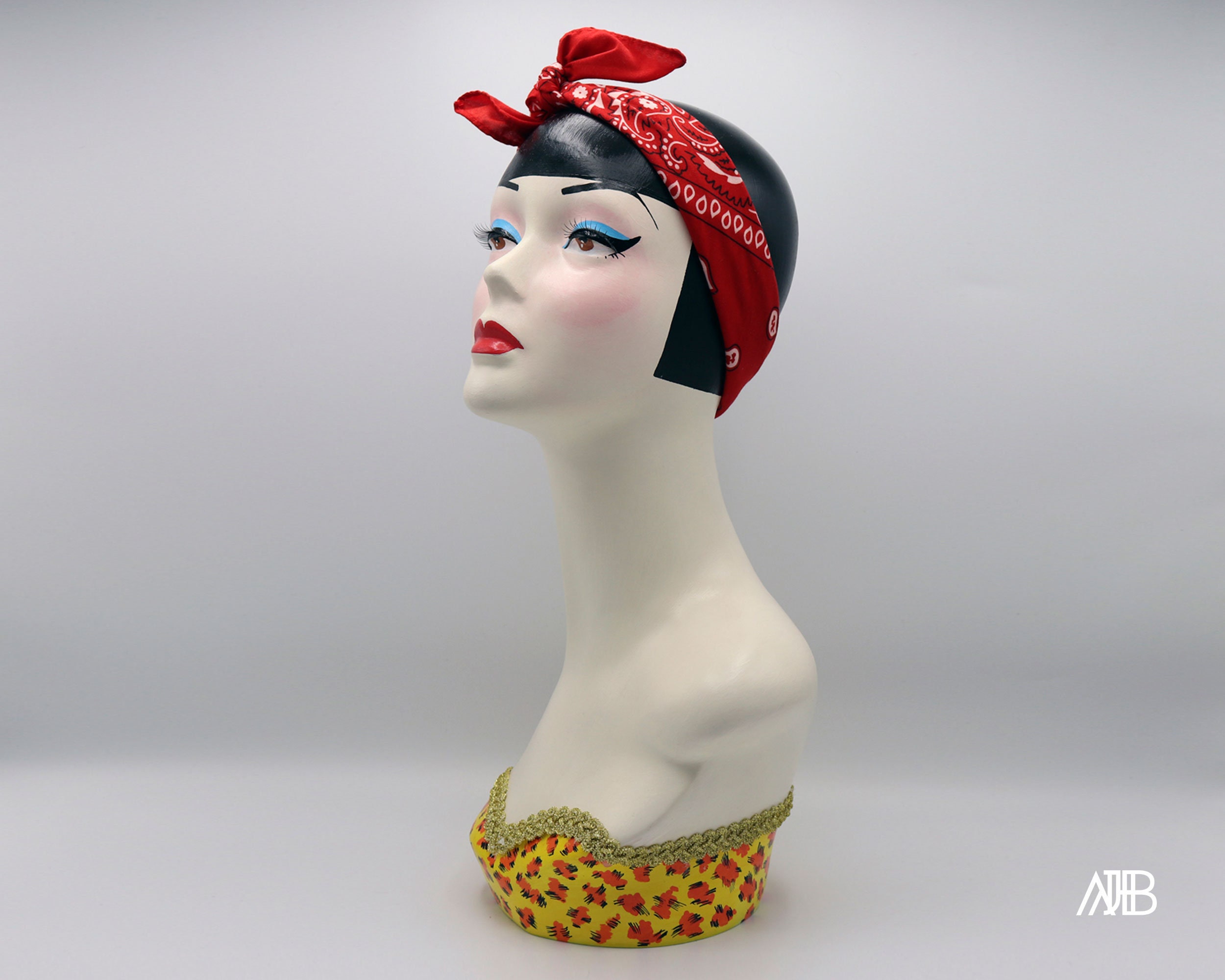 Hand Painted Mannequin, Mannequin Decor, Pin up Mannequin, Birthday ...