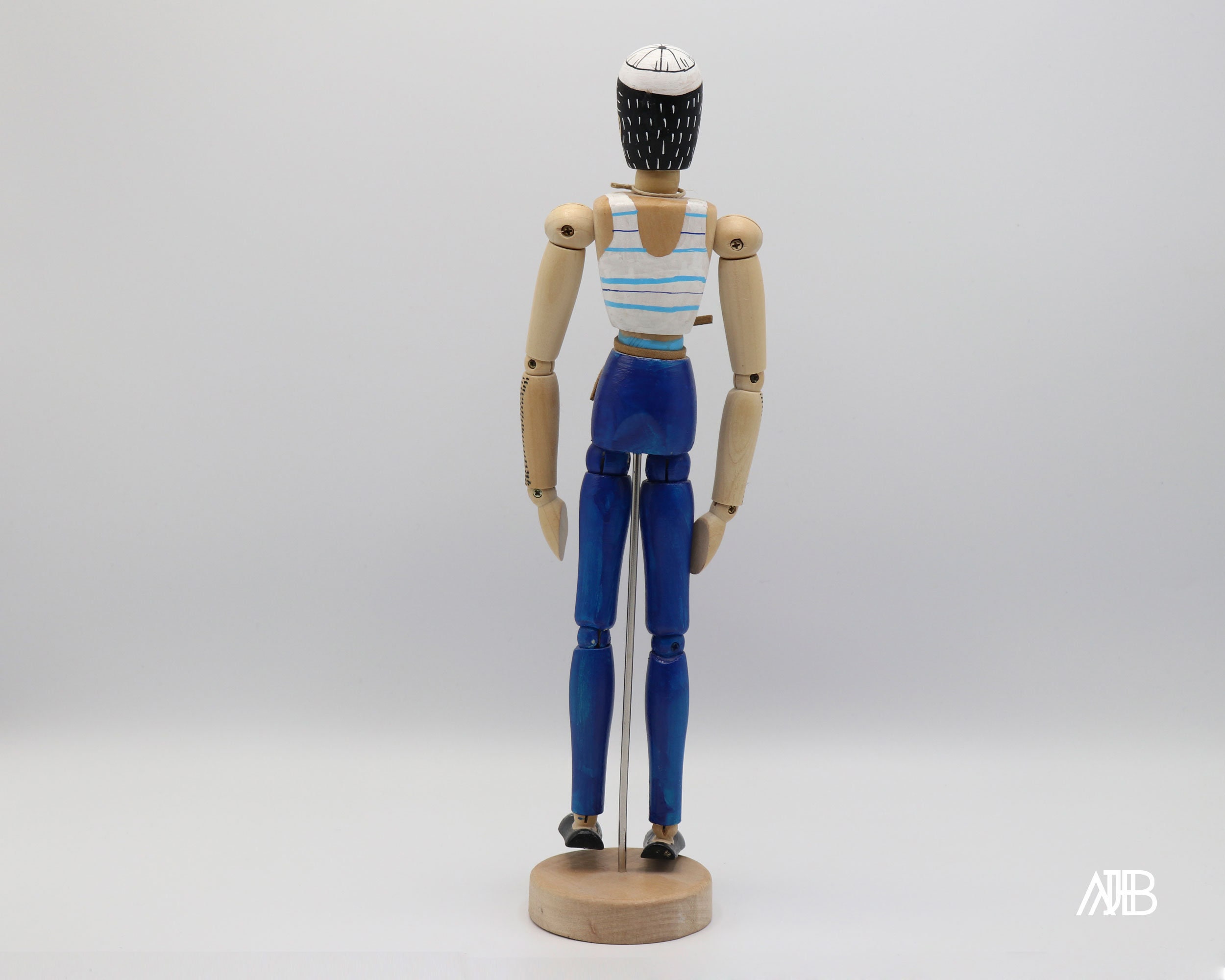 Hand Painted Wood Mannequin, Personalized Gift, Christmas Gift ...
