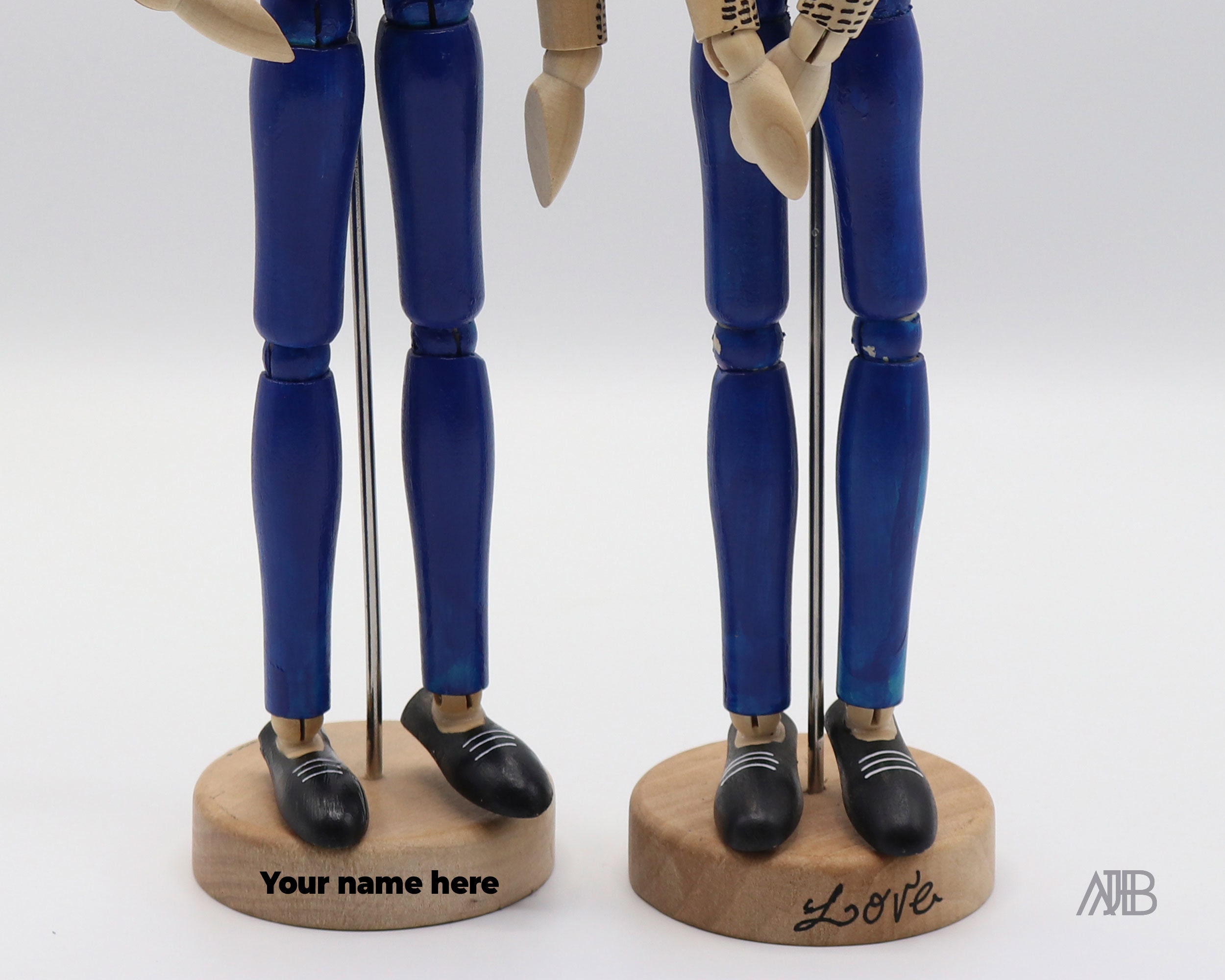 Hand Painted Wood Mannequin, Personalized Gift, Christmas Gift ...