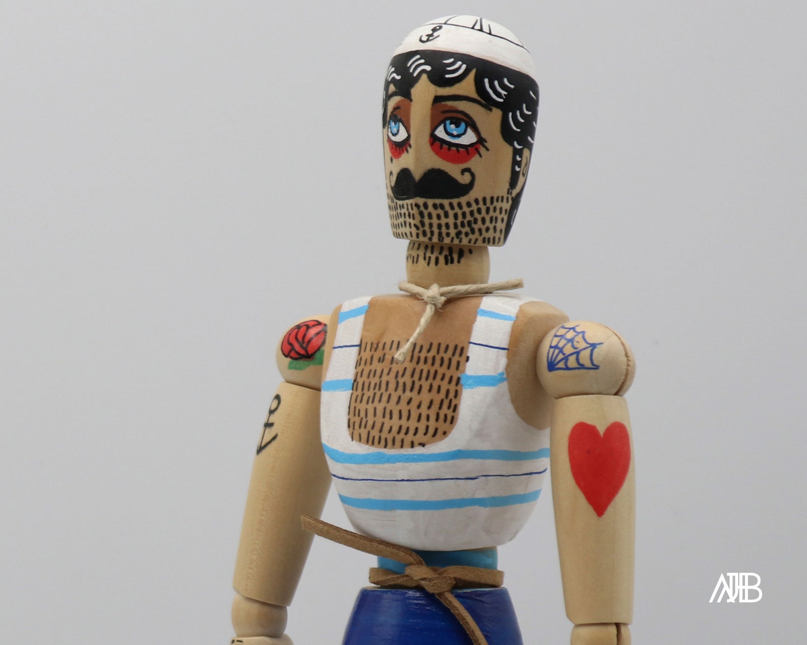 Hand Painted Wood Mannequin, Personalized Gift, Christmas Gift ...