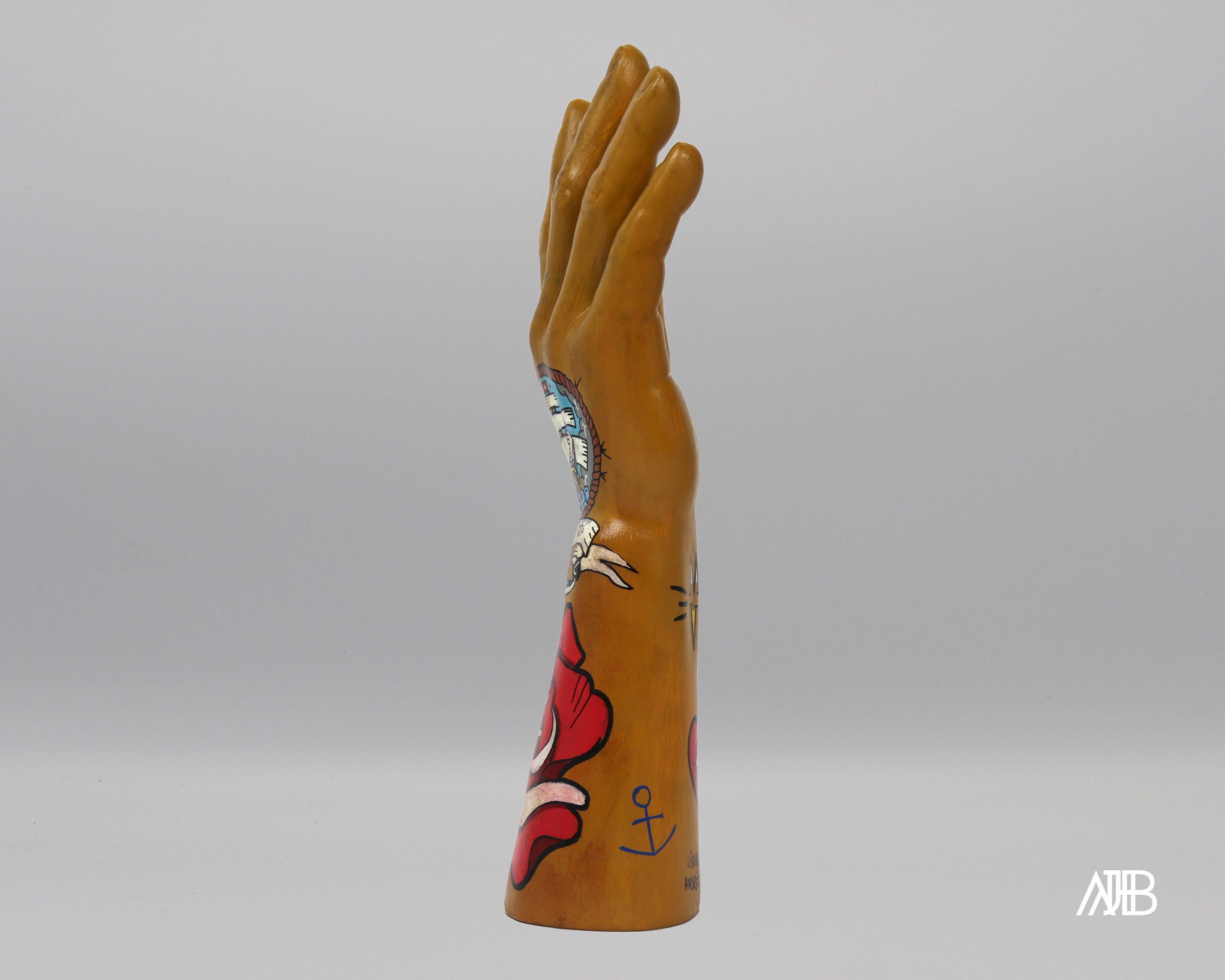 Hand Painted Mannequin Hand, Object Art Decor, Exclusive Decor Home ...