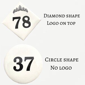 Magnetic Contestant Numbers for Pageants, Contests, Athletic ...