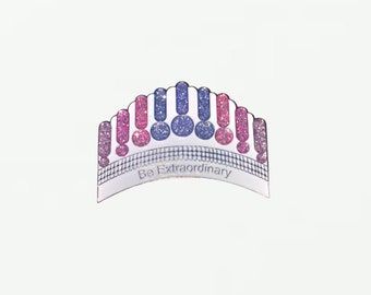 Crown Pin Pageant Number - Etsy