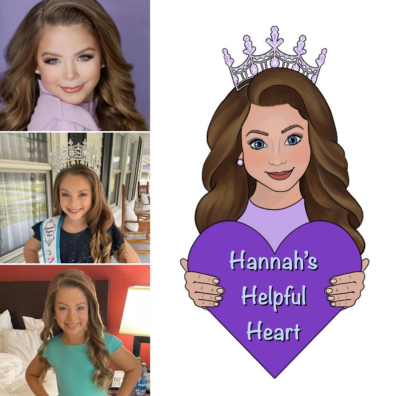 Custom Queen Portrait: Design Illustration Art Canvas Pageant - Etsy