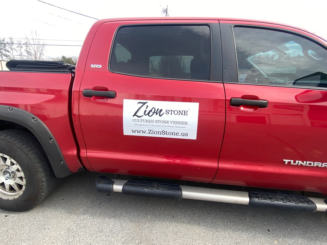 Custom Magnetic 12" X 24" Car Door Signs Set of 2: Auto, Car, Truck ...