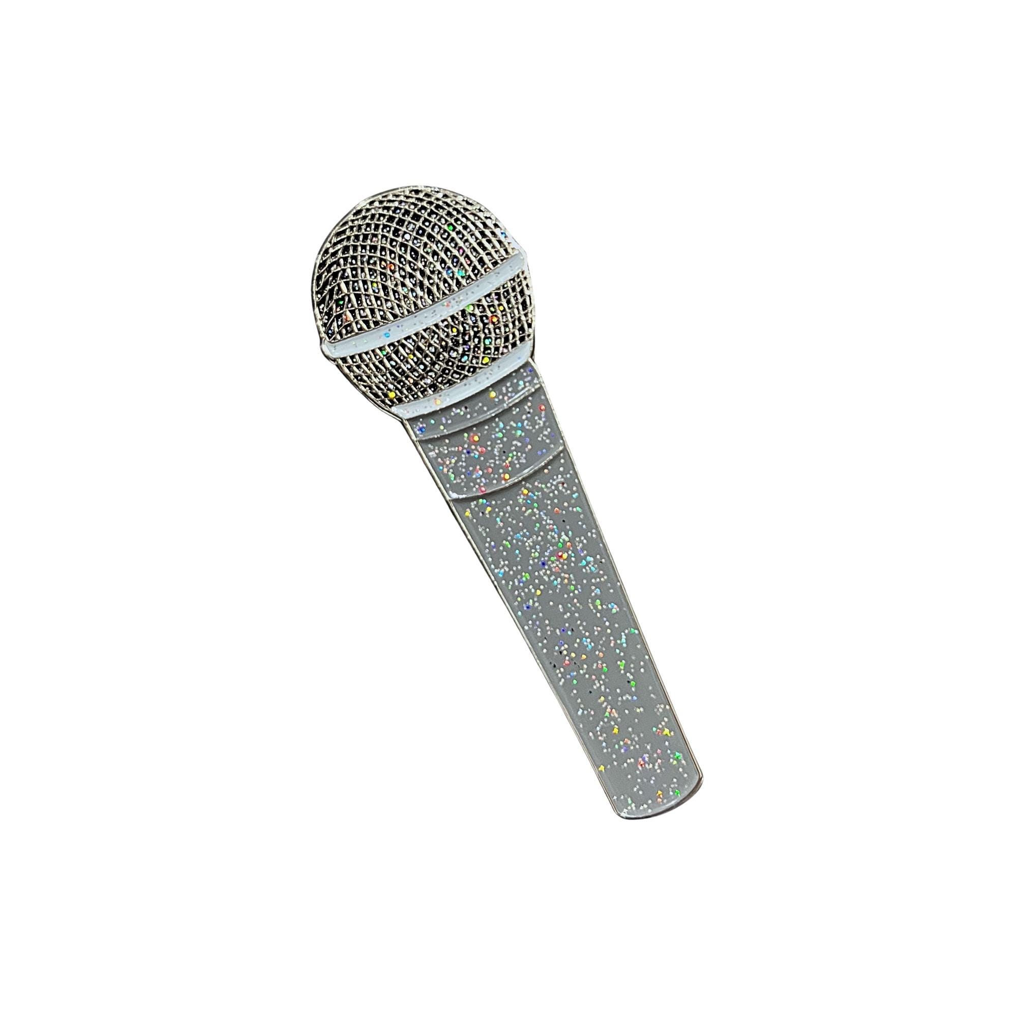 Sparkly Microphone Clip Art
