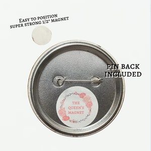 Custom 3" Bling Magnetic Button: Pageant Sports Gift Photo Bottle Cap ...