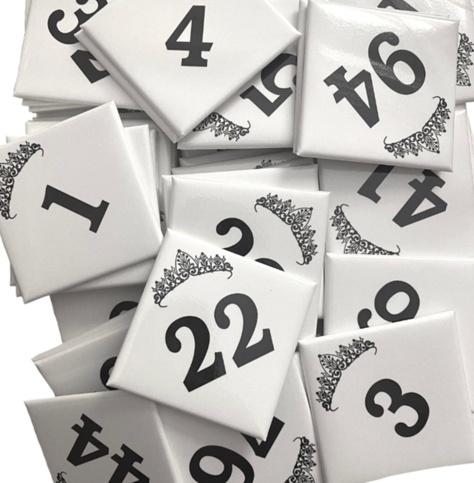 Magnetic Contestant Numbers for Pageants Contests Athletic - Etsy