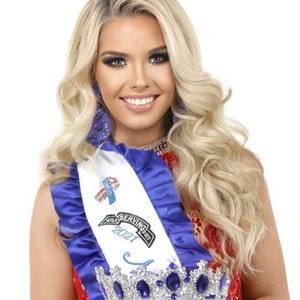 Brave Queen: Pageant Contestant Number Magnet Sashes Fashion Accessory ...