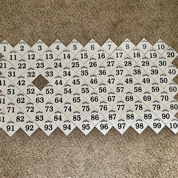 Pageant Contestant Numbers Magnet - Etsy