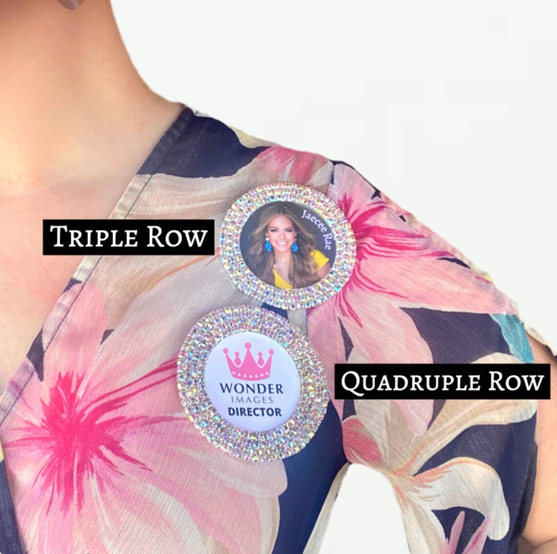 Deluxe Custom Rhinestone Bling Magnet: Pageant Sports Photo - Etsy