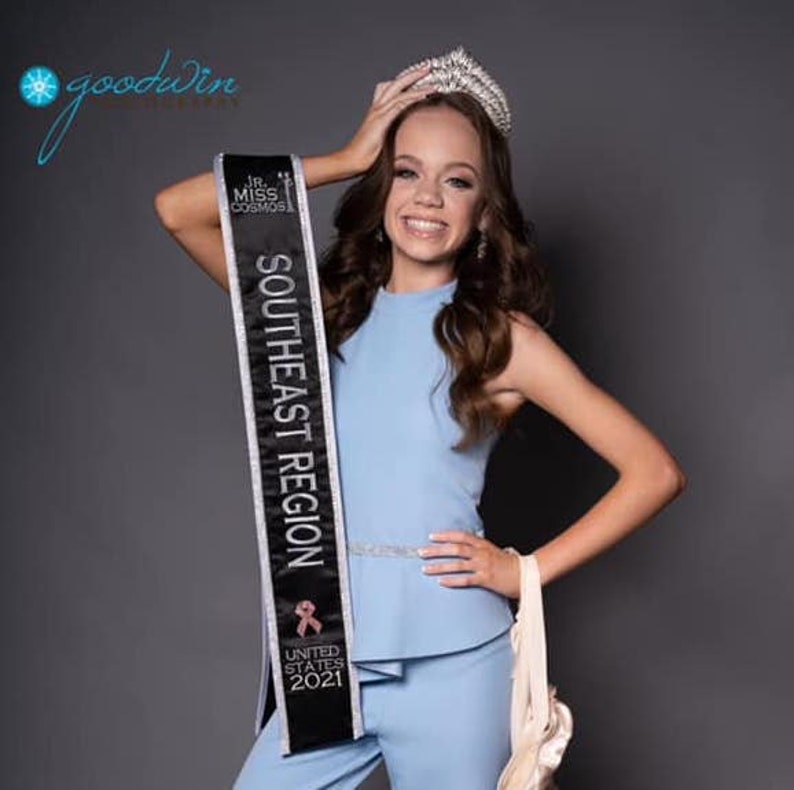 Pink Ribbon Awareness: Pageant Contestant Number Magnet Sashes | Etsy