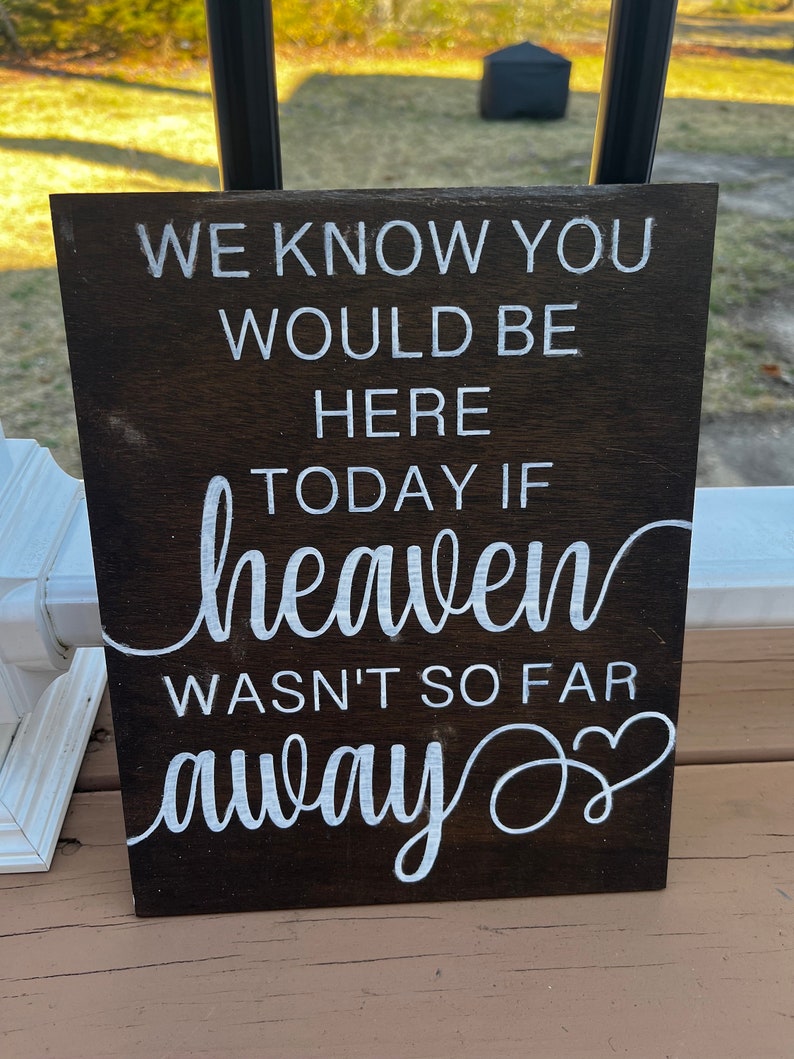 Heaven Wedding Sign - Etsy