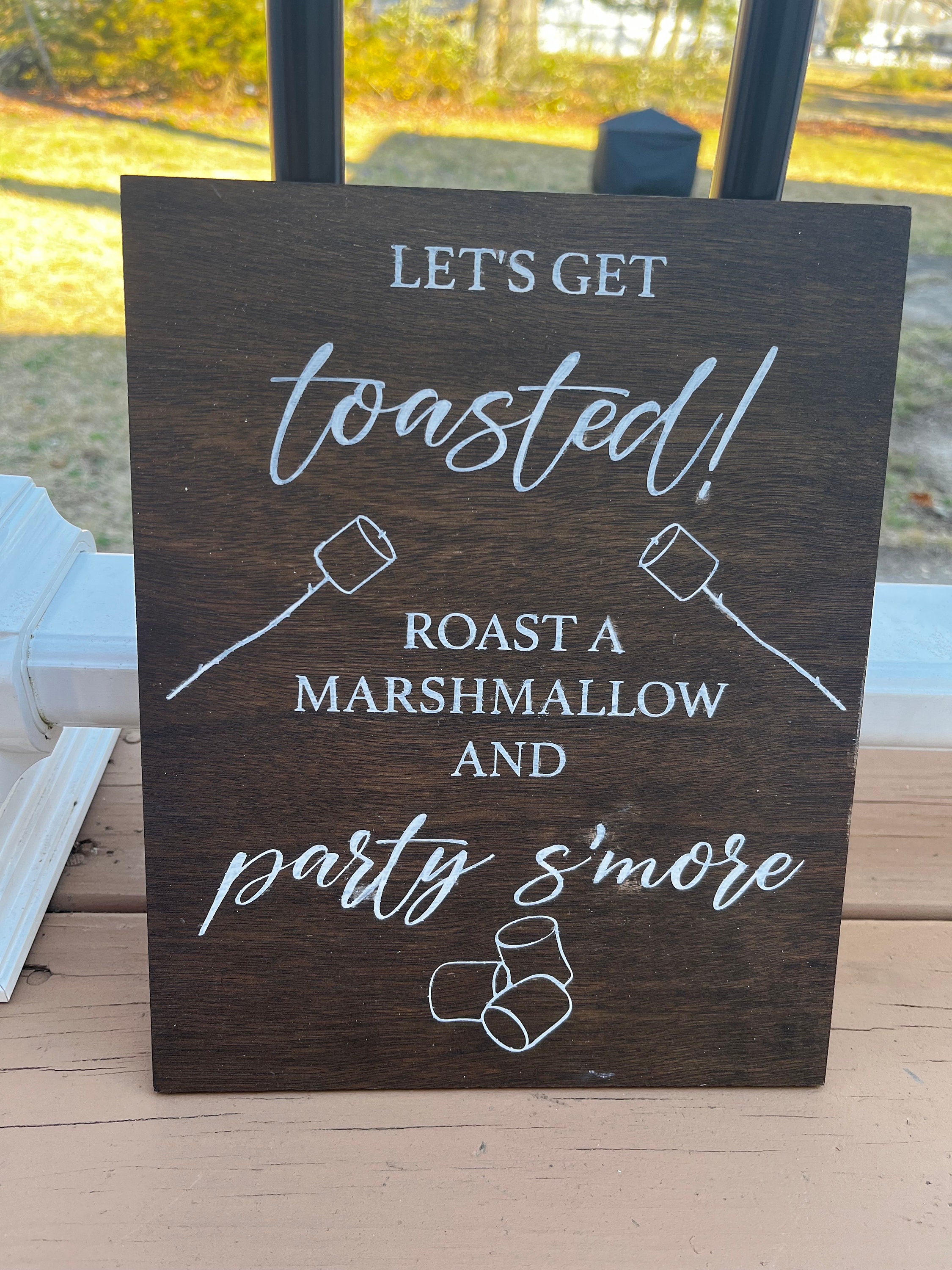 Roast a Marshmallow Sign - Etsy