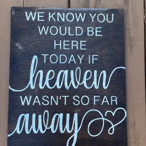 Heaven Wedding Sign - Etsy