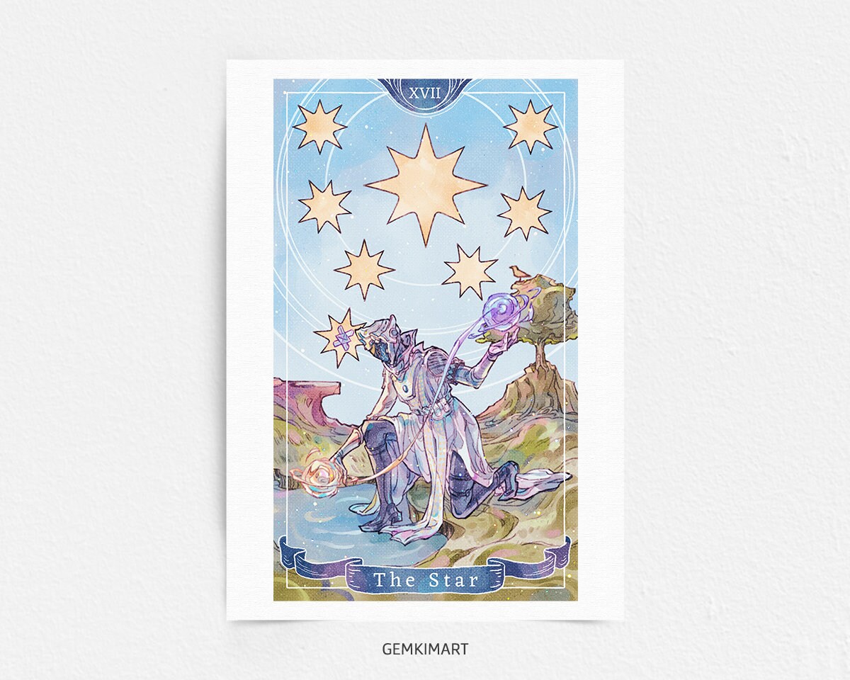 The Star Definition Print Printable Art Wall Art Prints Tarot Instant ...