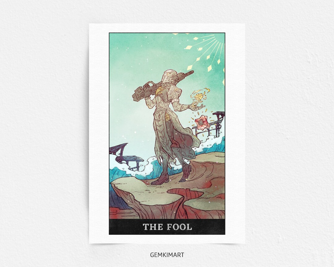 The Fool Tarot Card Printable Art Digital Print Instant Download - Etsy