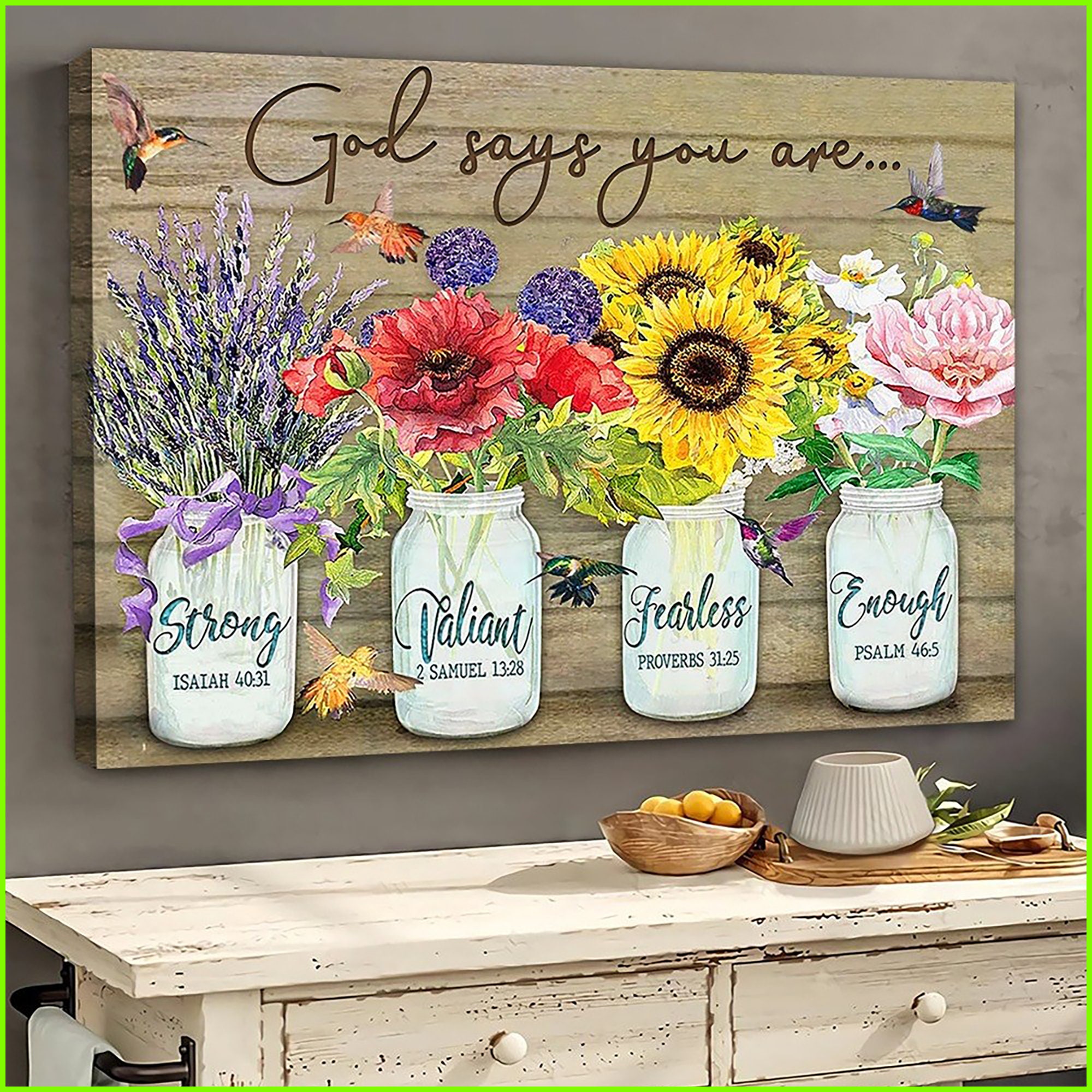 Hummingbird Sunflower God Says You are Horizontal Poster | Etsy Hummingbird Sunflower God Says You are Horizontal Poster | Etsy