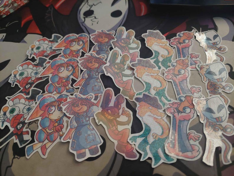 The Amazing Digital Circus Candy Stickers!! - Etsy