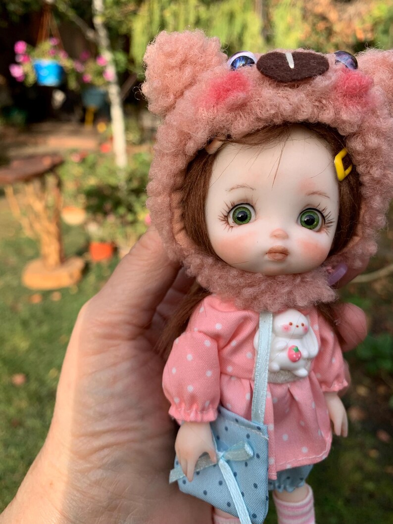 Small Doll With Movable Body Obitsu BJD Doll - Etsy