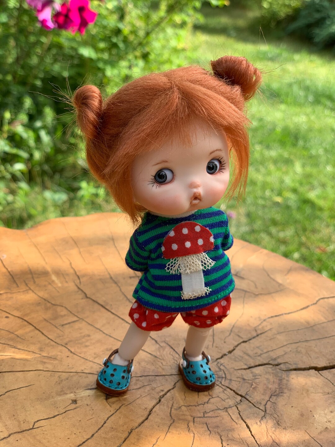 Small Doll With Movable Body Obitsu BJD Doll - Etsy