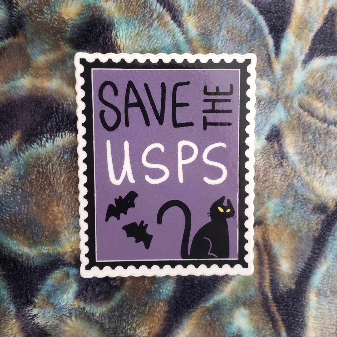 Save the USPS - Spooky Stamp Design - Etsy