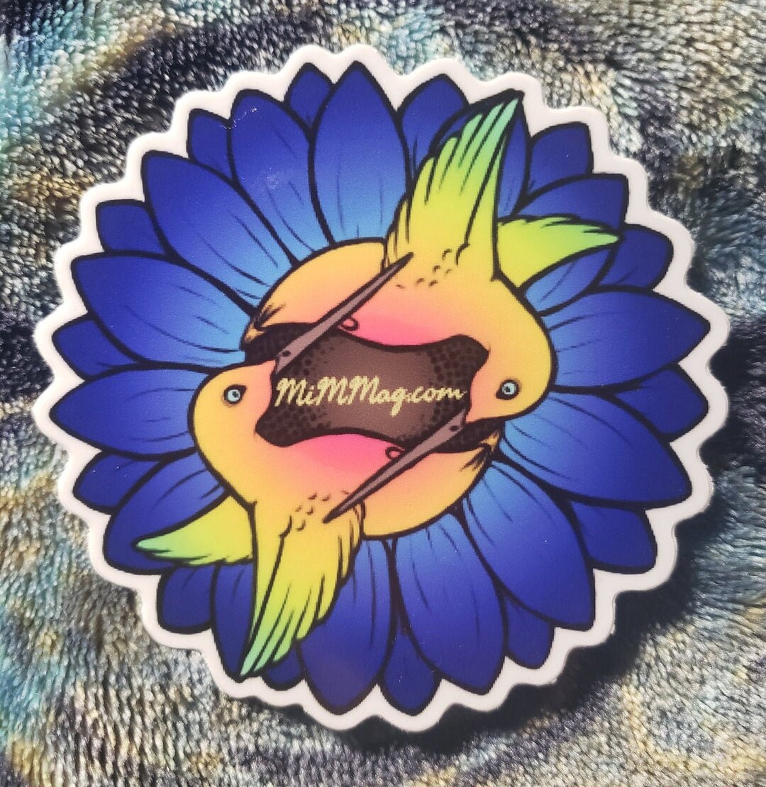 Mim Mag Logo Sticker - Alternate Design - Etsy