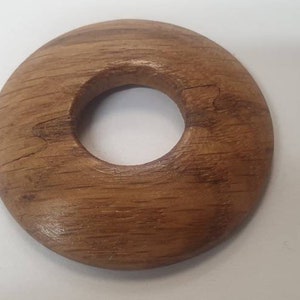 Wood Radiator Pipe Collar Solid Oak Cover 15mm to Fit Standard UK Pipes ...